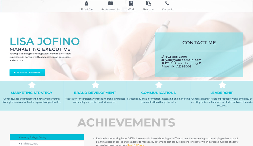 Web Resume Portfolios - Résumé Writing and Career Services